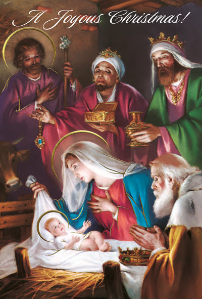 Nativity 'A Joyous Christmas" Boxed Card Set — Gospa Missions