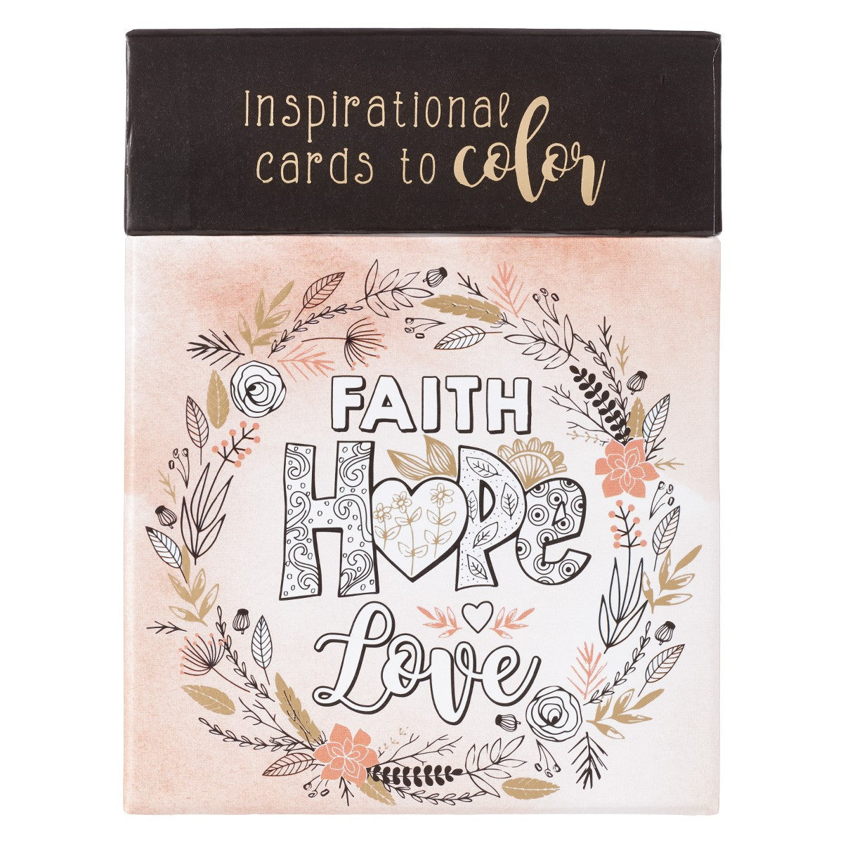 Faith Hope Love Coloring Cards — Gospa Missions