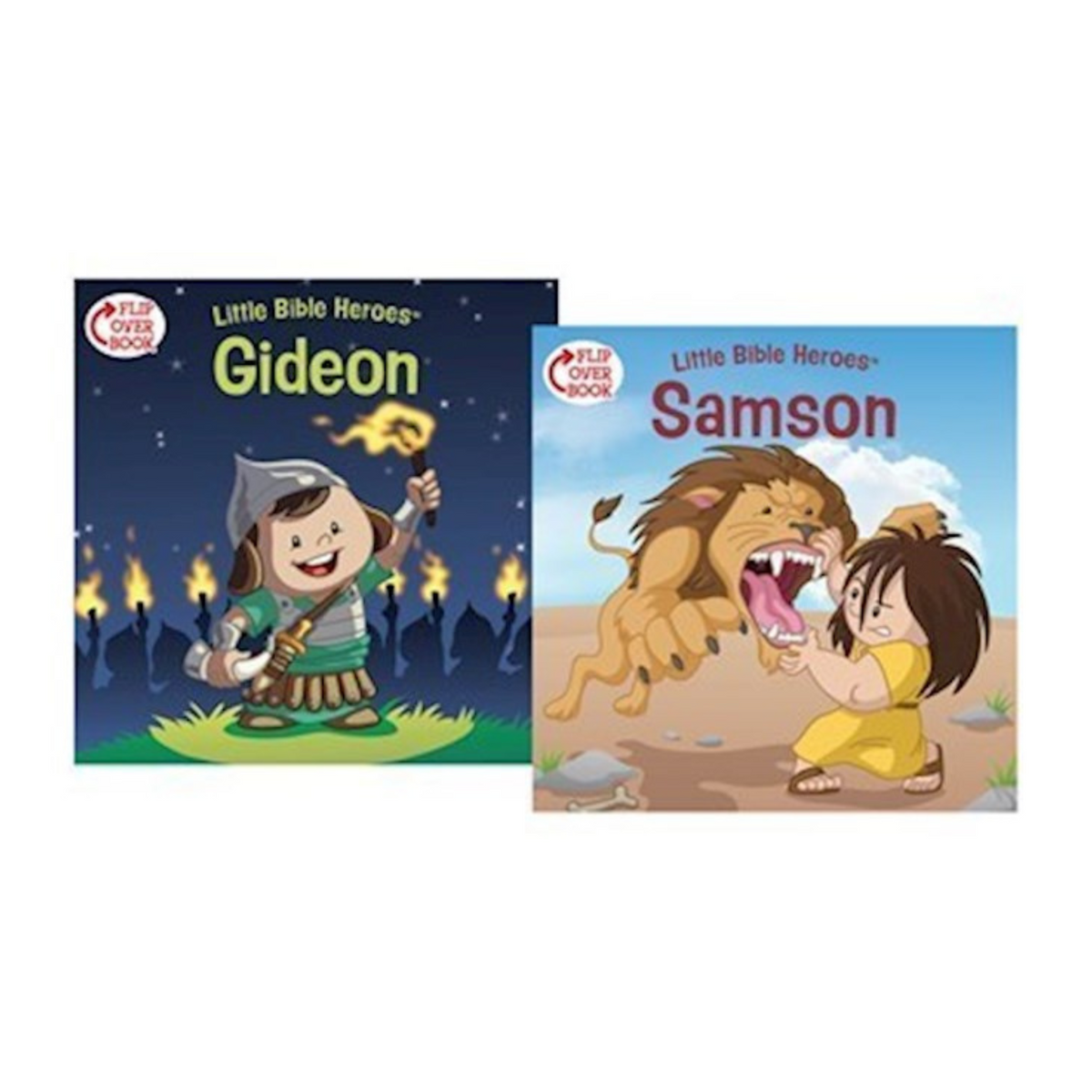 Samson/Gideon Flip-Over Book (Little Bible Heroes) — Gospa Missions