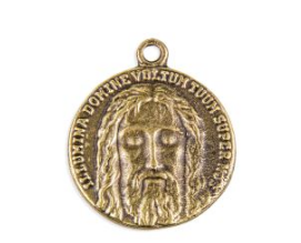 1" Bronze Holy Face of Jesus, Head of Christ Medal — Gospa Missions