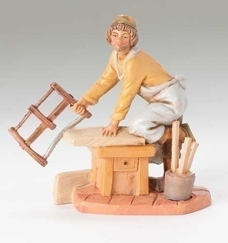 AMOS, CARPENTER - 5" SCALE FONTANINI — Gospa Missions